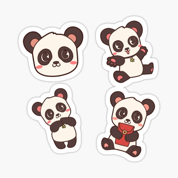 "cute panda" Sticker for Sale by Hirohikoady | Redbubble