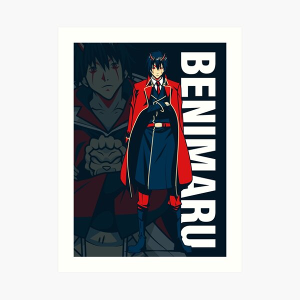 "Tensura: Benimaru I Got Reincarnated as A Slime" Art Print for Sale by ...