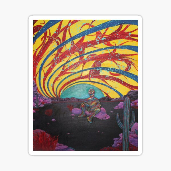 "What's Next?" Sticker for Sale by Wu-Wei-Nomad | Redbubble