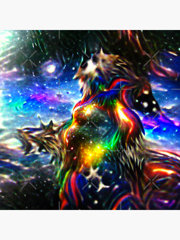 "Cosmic Angel #3" Sticker for Sale by 9Taiilz | Redbubble