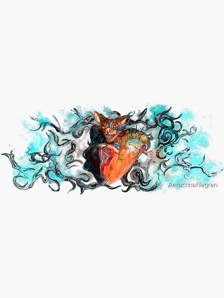 "Zariman Crusader - long void " Sticker for Sale by AerachnaNagren ...