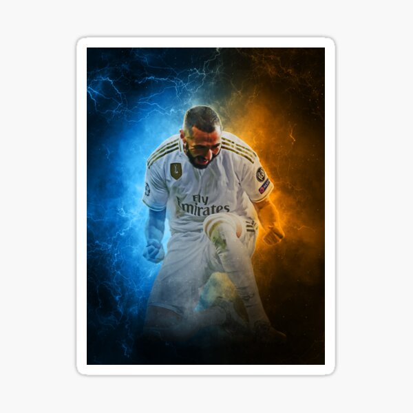 "Benzema - Karim Benzema Goal Celebration" Sticker for Sale by Arjun ...