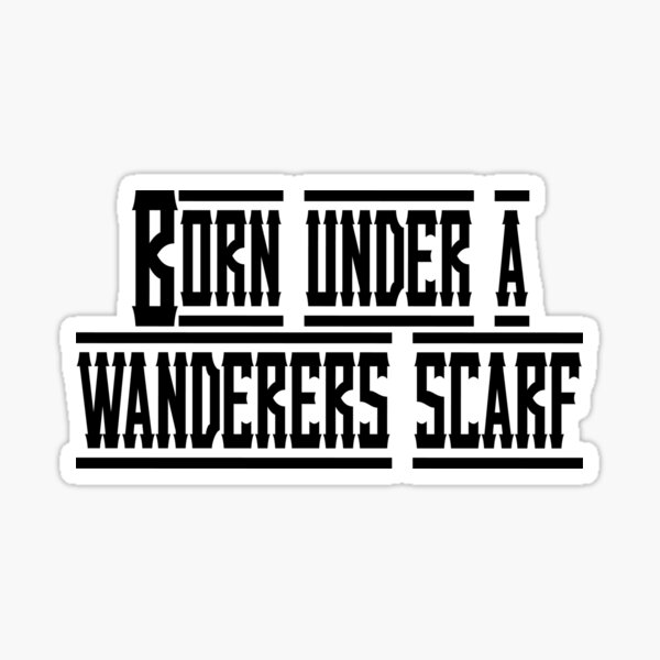 " Wanderers" Sticker for Sale by Truefans | Redbubble
