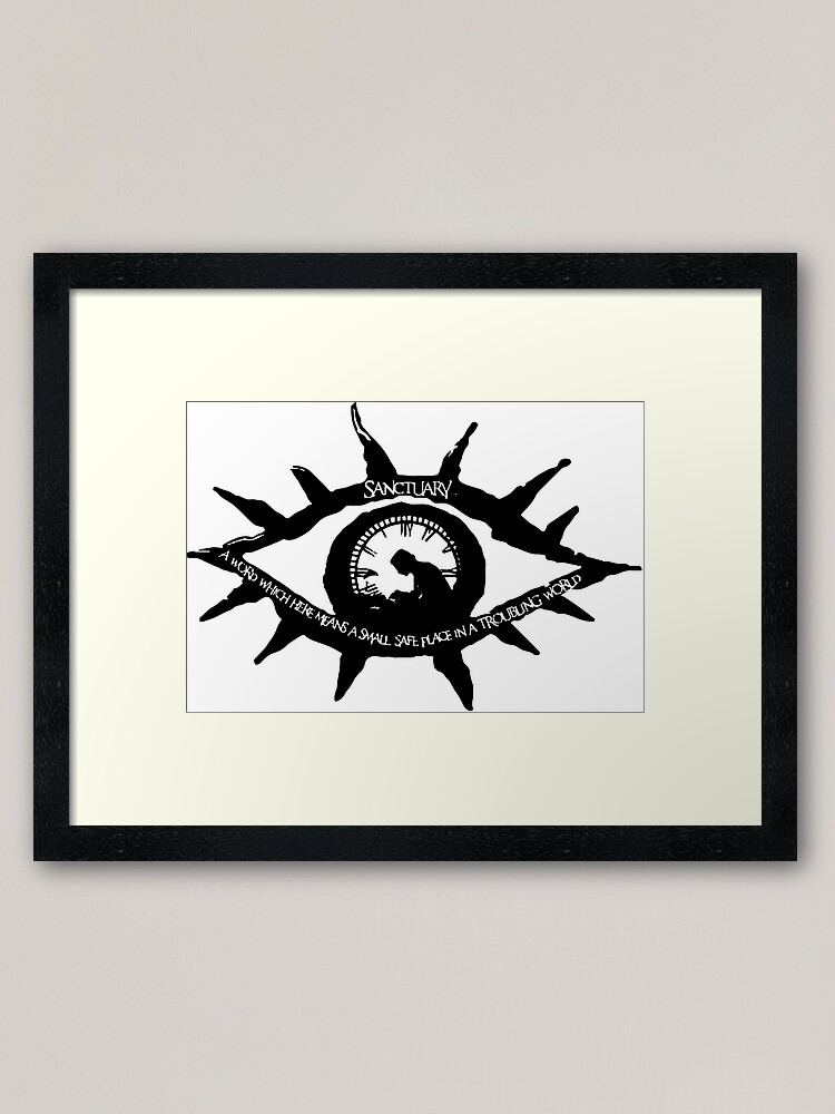 "Lemony Snicket VFD Eye Sanctuary" Framed Art Print for Sale by ...
