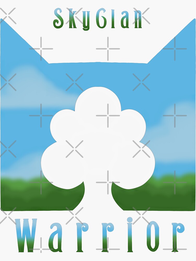 "SkyClan Logo" Sticker for Sale by TheGryphon | Redbubble