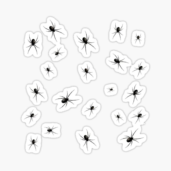 "Spiders " Sticker for Sale by TIERLIEBHABER | Redbubble