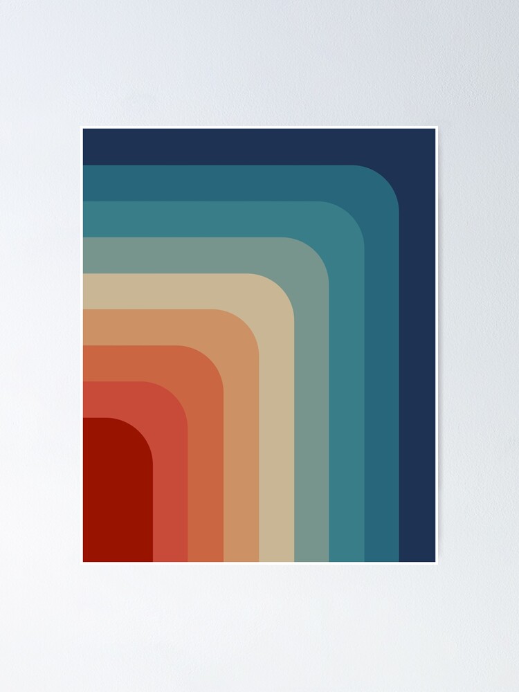 "Retro 70s color palette, 70s party theme, retro vibes " Poster for ...