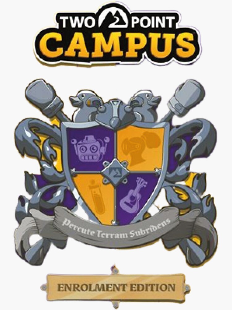 "two point campus" Sticker for Sale by onlydrawning | Redbubble