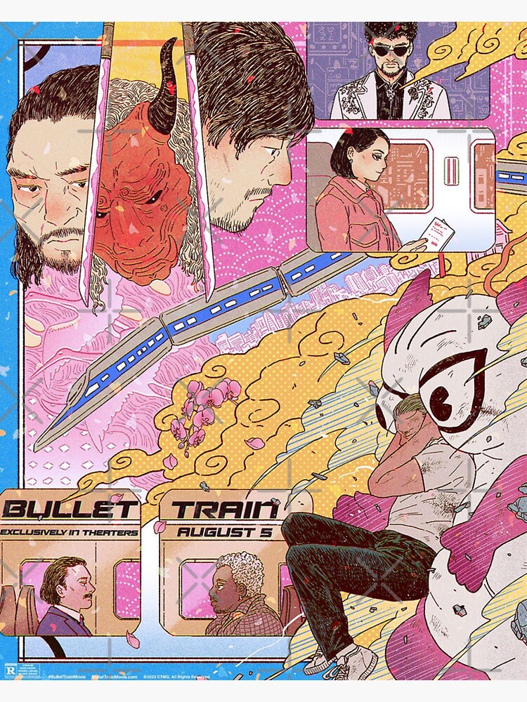 "Bullet Train " Sticker for Sale by Aeyssa | Redbubble