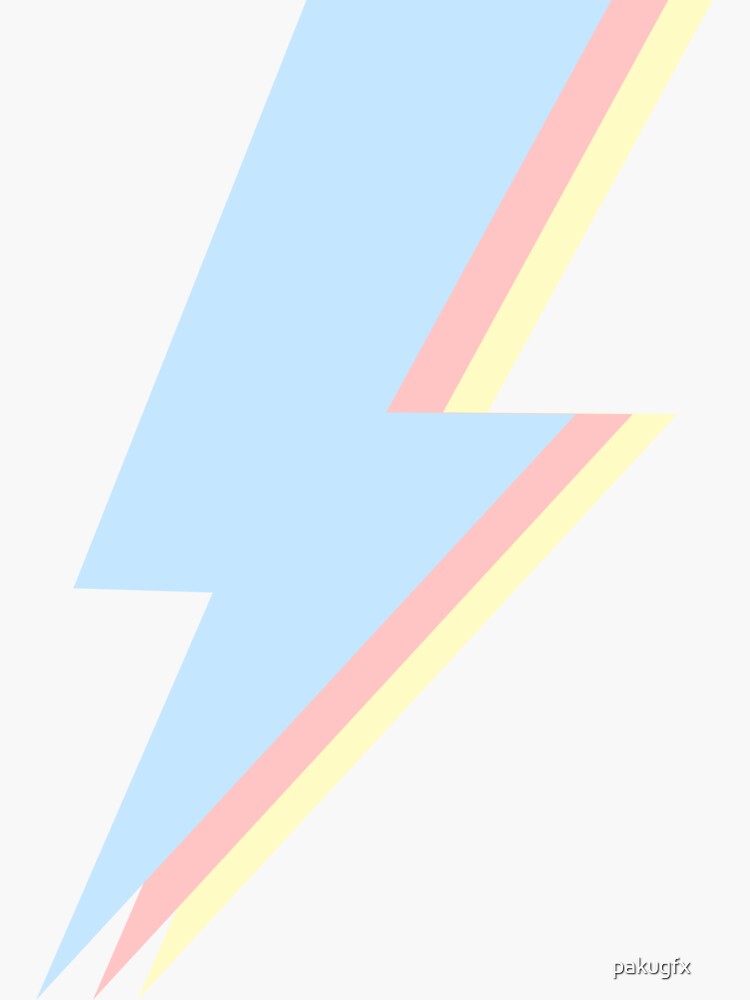 "Retro thunder bolt - Retro lightning bolt" Sticker for Sale by pakugfx ...