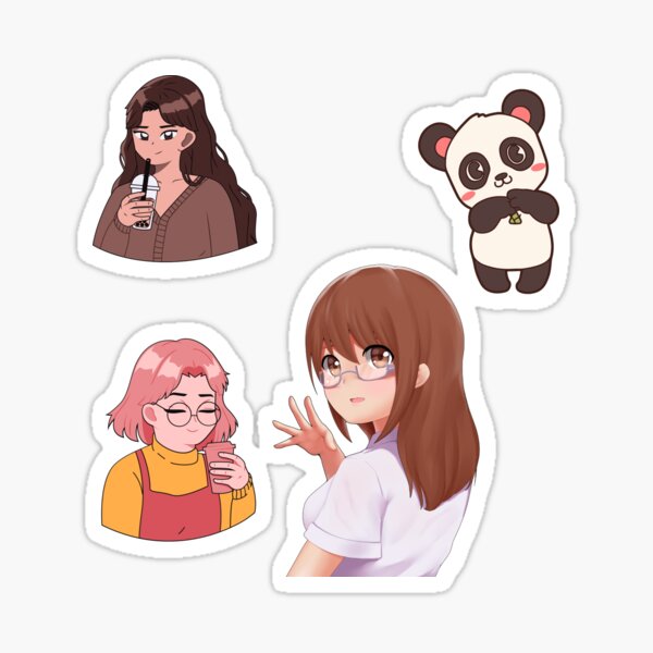 "Anime cute sticker" Sticker for Sale by buybest1 | Redbubble