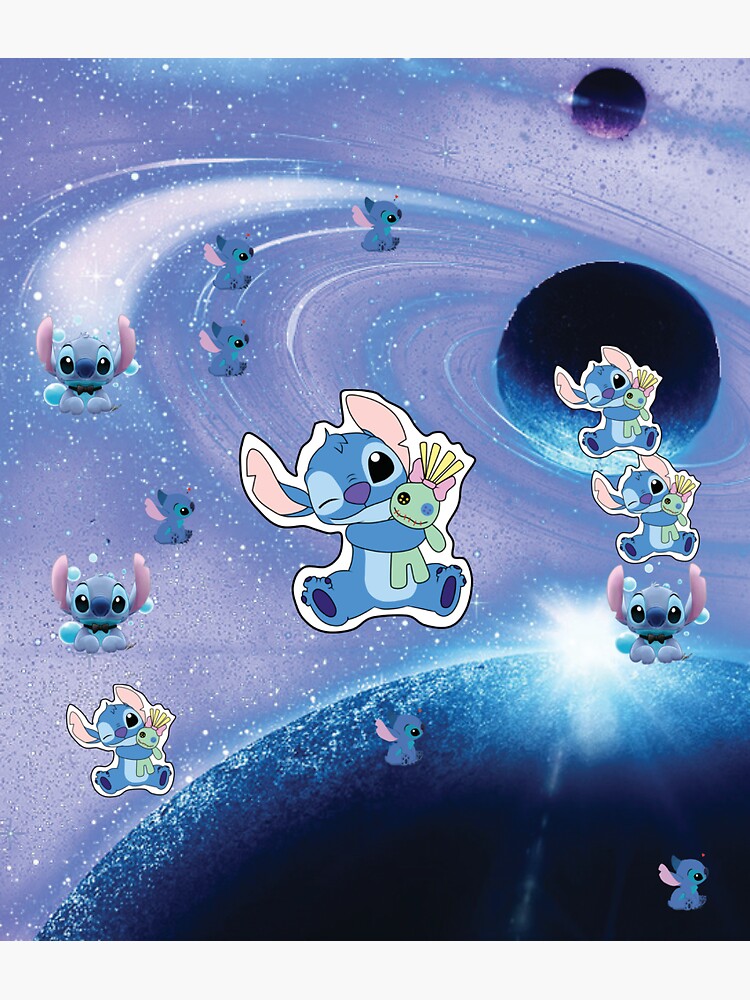 "the stitch universe" Sticker for Sale by Arch12 | Redbubble