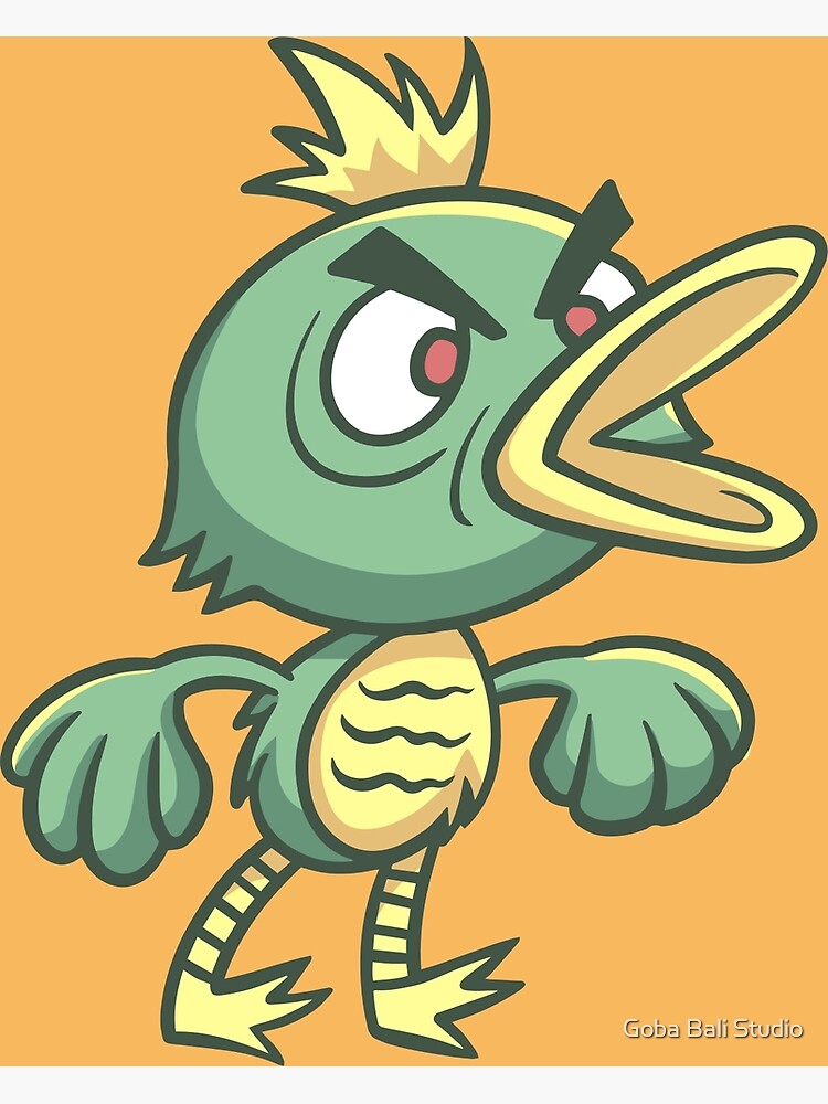 "Angry Green Duck Monster" Poster for Sale by yudabento | Redbubble