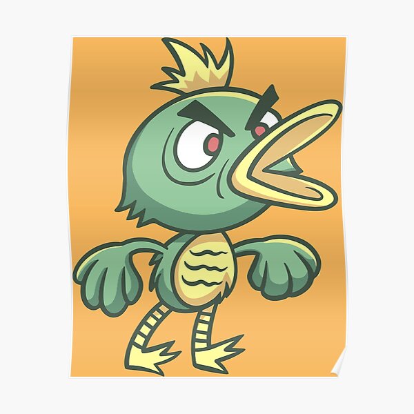 "Angry Green Duck Monster" Poster for Sale by yudabento | Redbubble