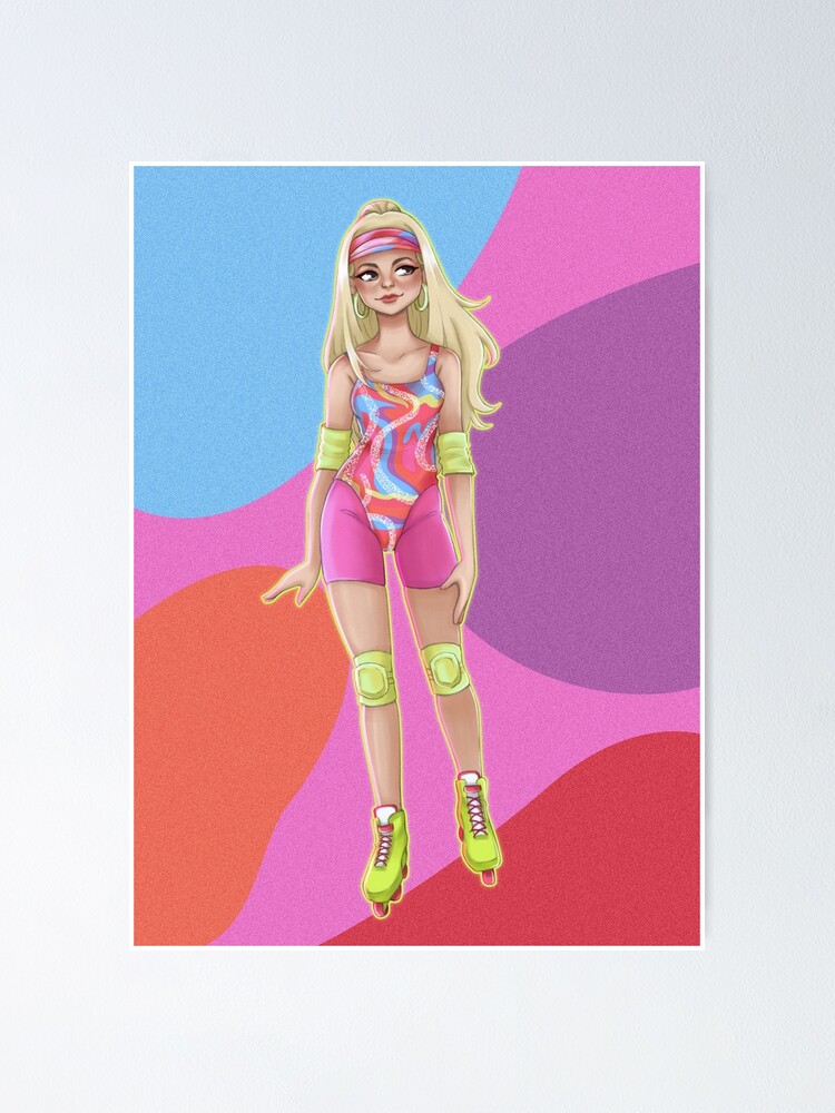 "Barbie Skater" Poster for Sale by Weiliepew | Redbubble
