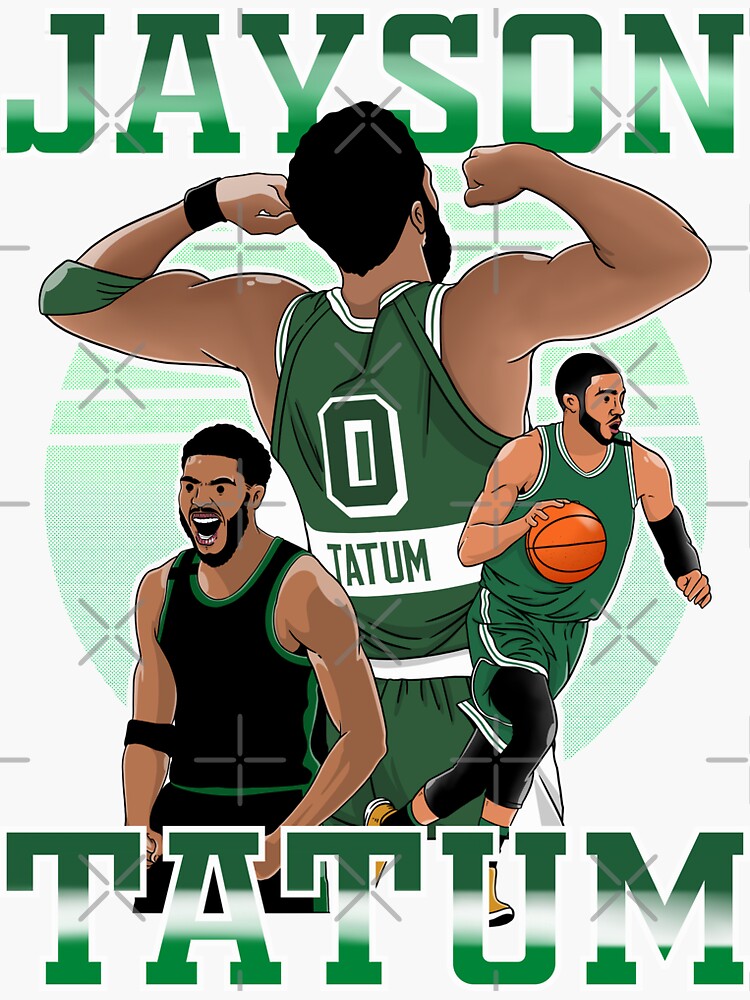 "Jayson Tatum Bootleg Graphic" Sticker for Sale by SportUniverse3 ...