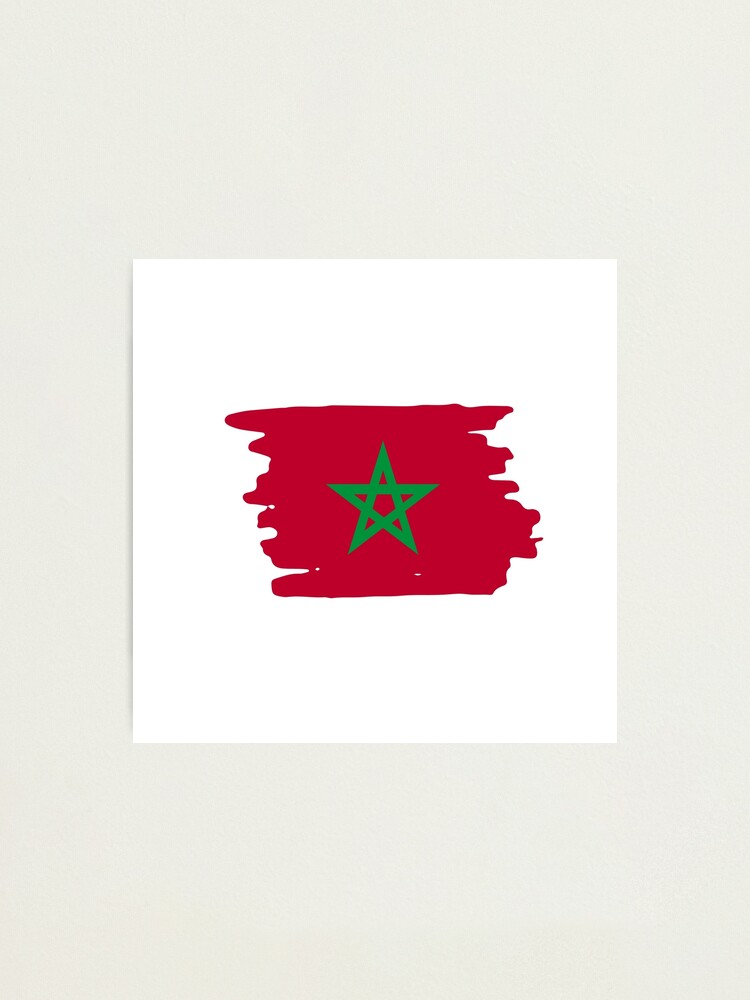 Lámina fotográfica « marruecos copa del mundo vive le maroc 2022 المغرب ...