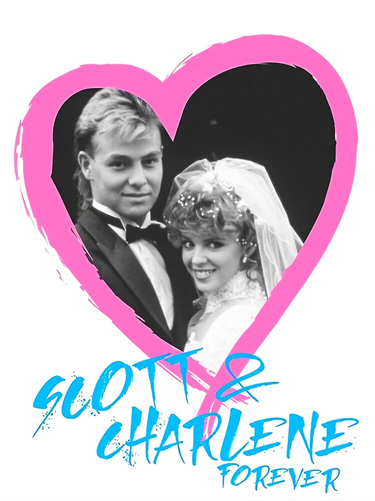 "Scott & Charlene" Sticker for Sale by Casandramorison | Redbubble