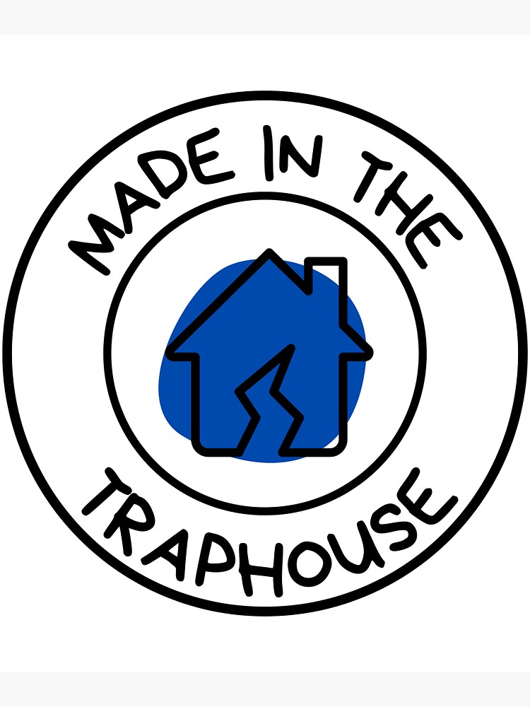 "Made In The Traphouse! V2 NAVY BLUE trap hustle hustler trapper ...