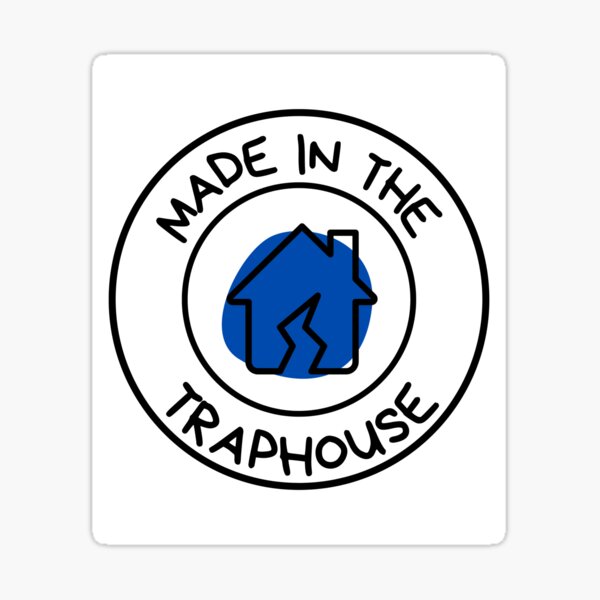 "Made In The Traphouse! V2 NAVY BLUE trap hustle hustler trapper ...