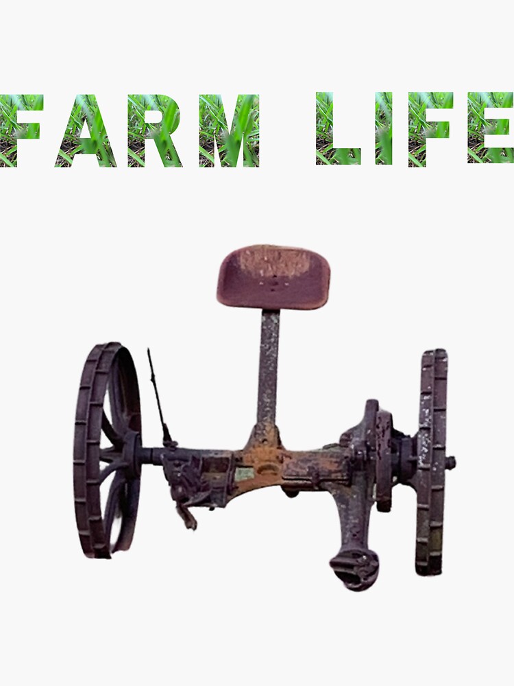 "Vintage Farm Equipment" Sticker for Sale by OldDaysPast | Redbubble