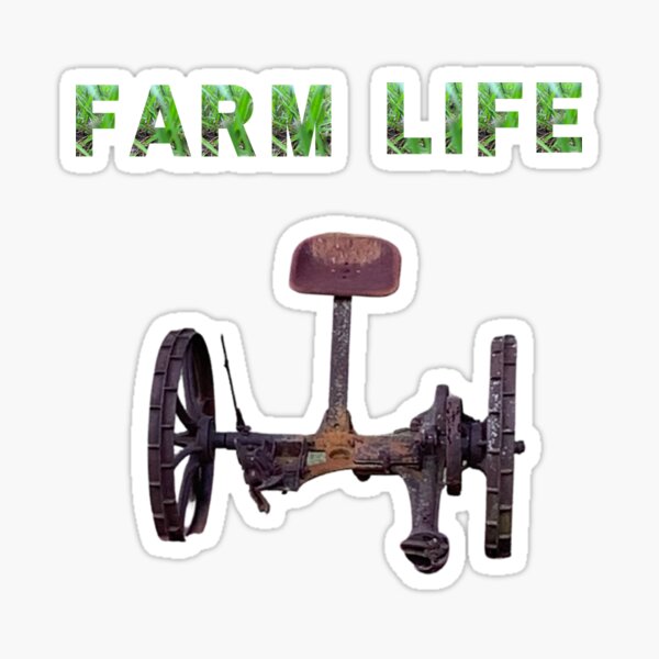 "Vintage Farm Equipment" Sticker for Sale by OldDaysPast | Redbubble