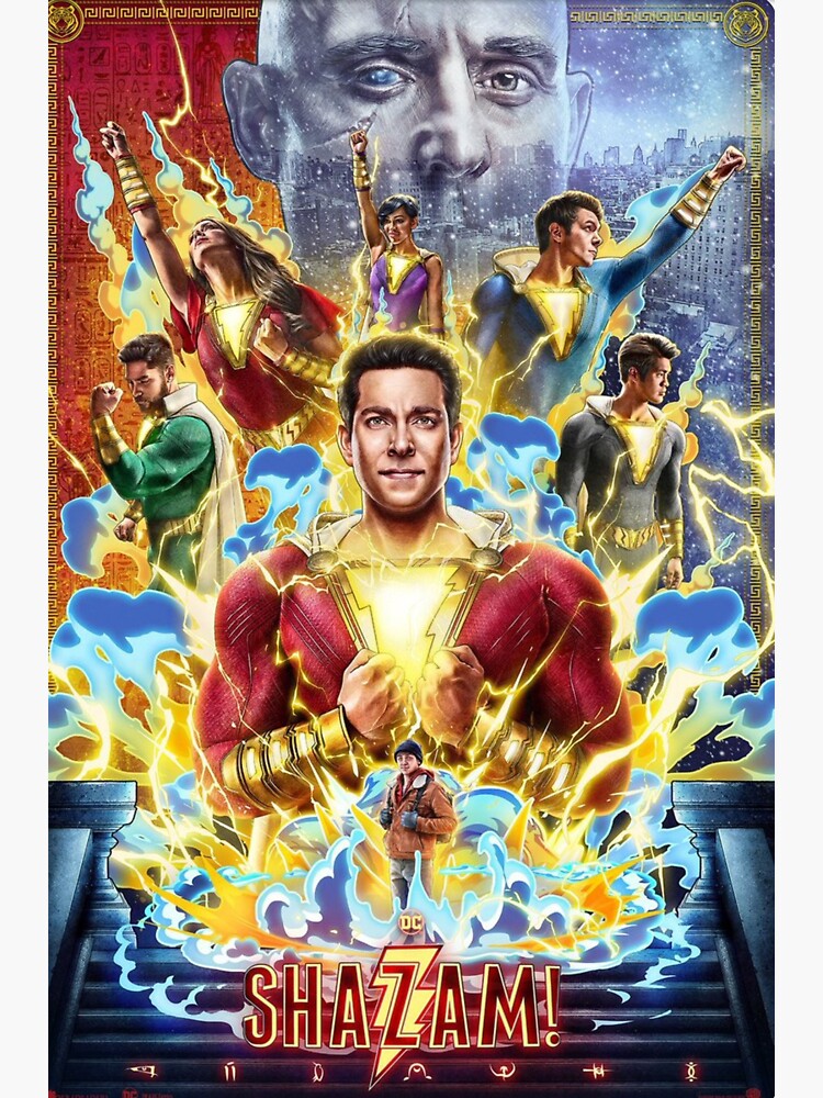 "Shazam" Sticker for Sale by lindabiehl | Redbubble