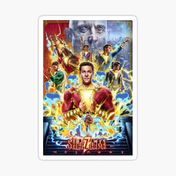 "Shazam" Sticker for Sale by lindabiehl | Redbubble