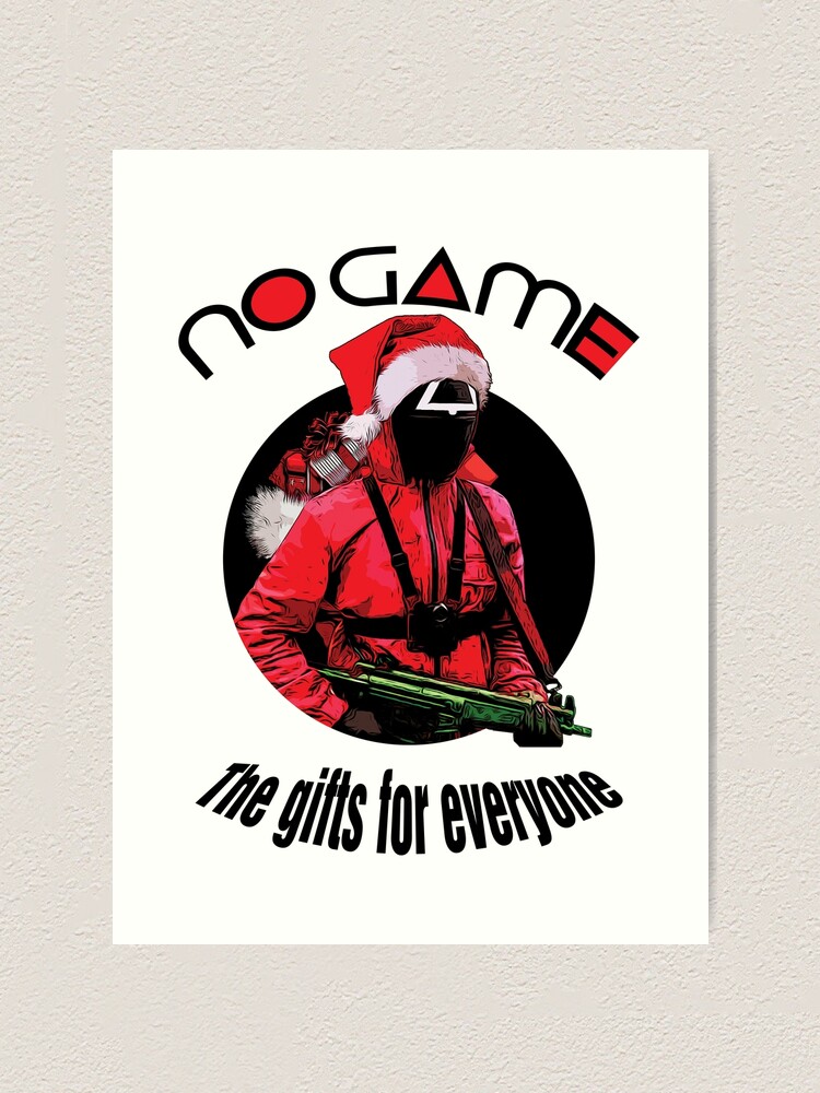 "squid game cover no game" Art Print for Sale by Vihocava | Redbubble