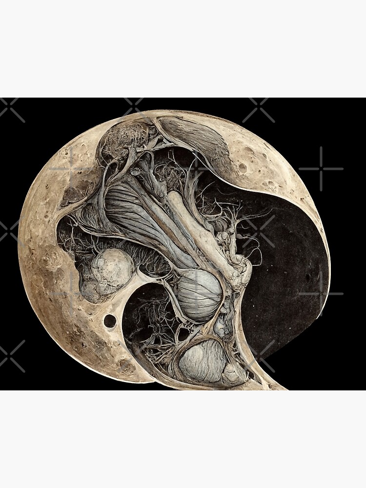 "Moon Anatomy" Poster for Sale by Daemonrat | Redbubble