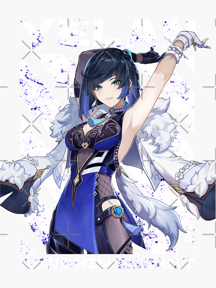 " Kuki Shinobu Genshin Impact Chibi Stickers Set Sticker" Sticker for ...