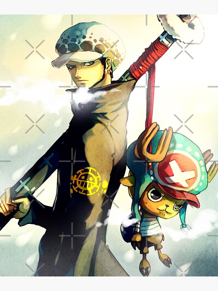 " captain trafalgar law & tony chopper | One Piece" Sticker for Sale by ...