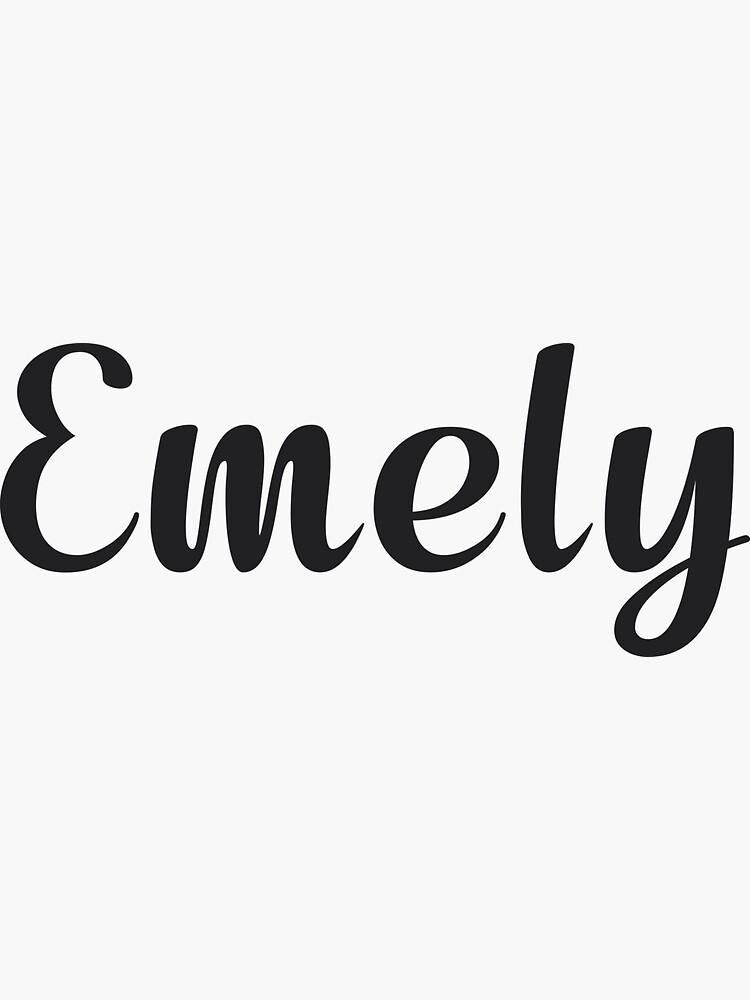 "Emely" Sticker for Sale by 99Posters | Redbubble
