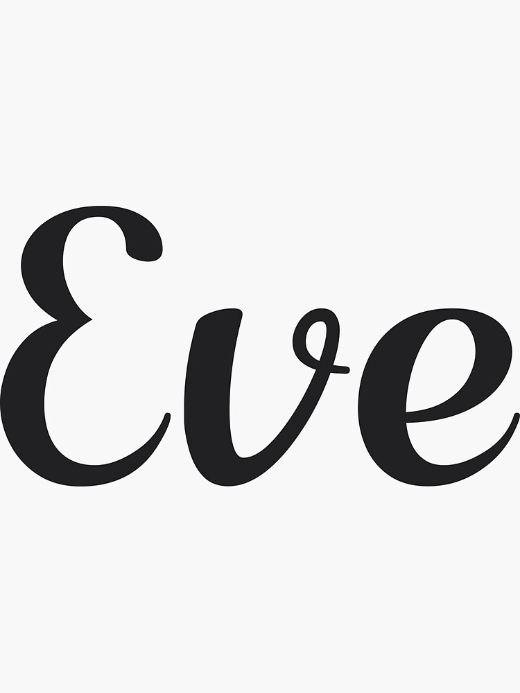 "Eve" Sticker for Sale by 99Posters | Redbubble