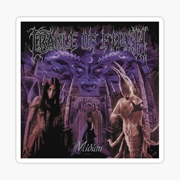 "Cradle of Filth-Cradle of filth" Sticker for Sale by lbeckinghamqh ...