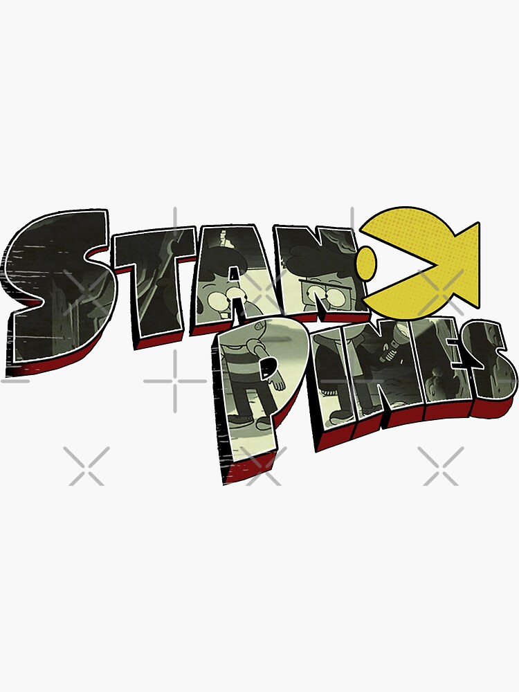 "STAN PINES Title" Sticker for Sale by DoctorBadguy | Redbubble