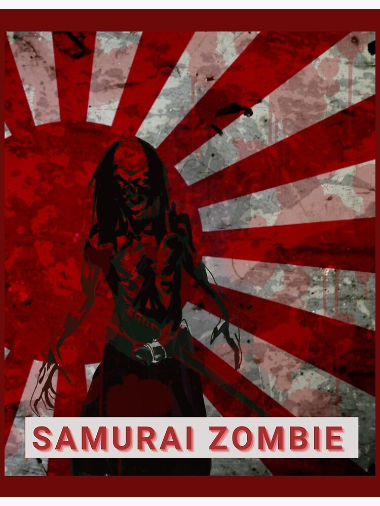 "Japanese | Samurai | Zombie | Anime | Halloween" Poster for Sale by ...