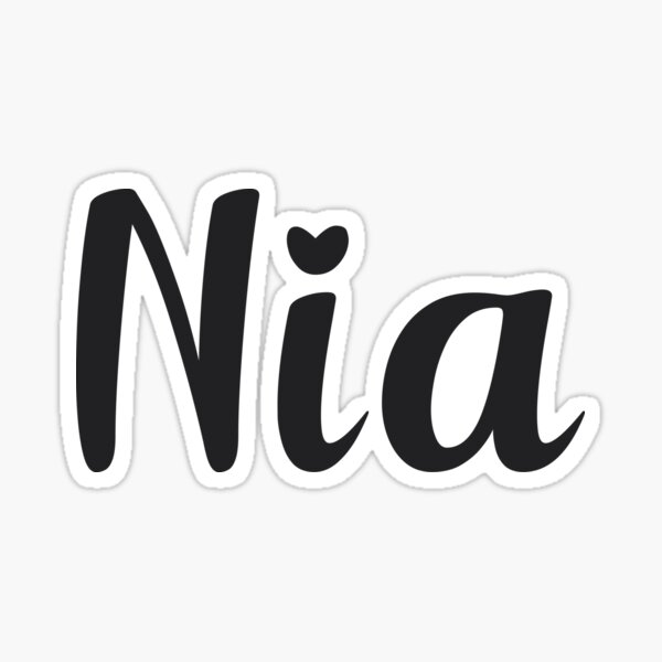 "Nia" Sticker for Sale by 99Posters | Redbubble