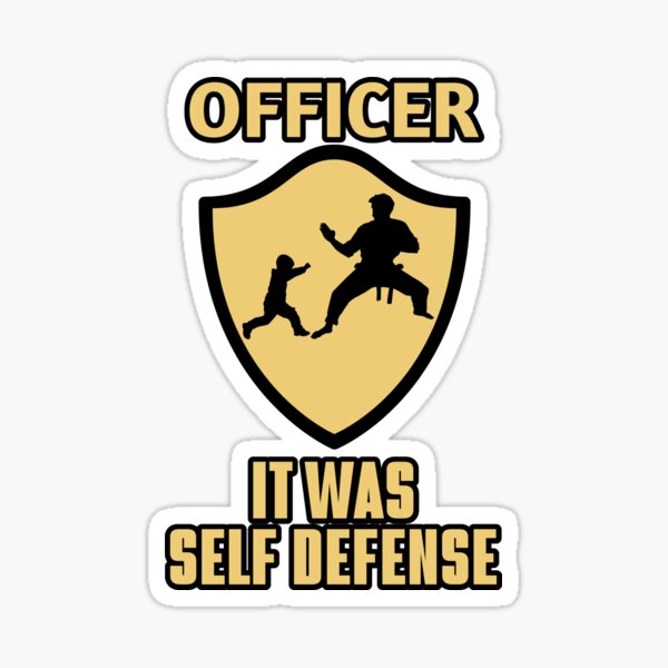 "Officer I drop Kicked that Child in Self Defense. Funny design perfect ...