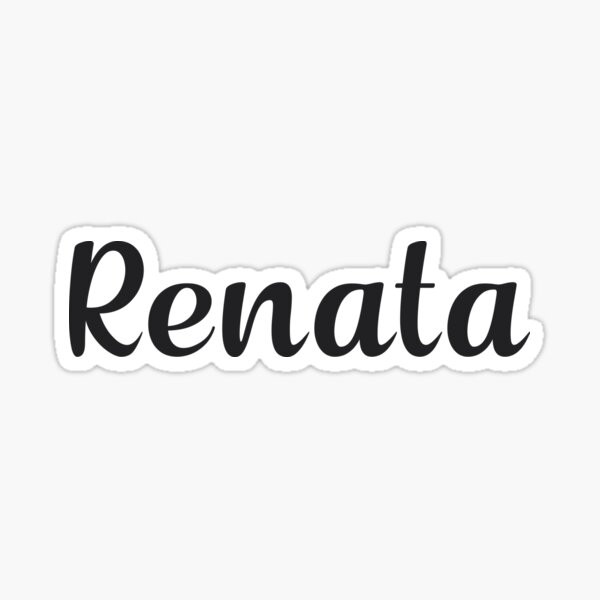 "Renata" Sticker for Sale by 99Posters | Redbubble