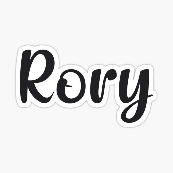 "Rory" Sticker for Sale by 99Posters | Redbubble