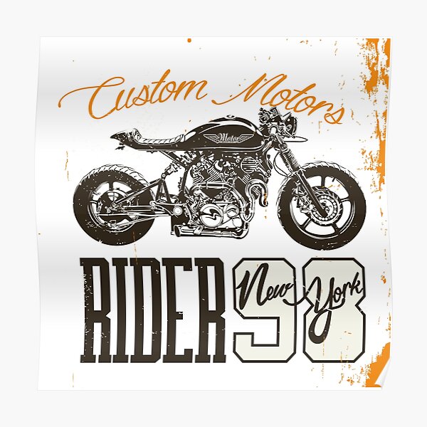 "Custom Motors" Poster for Sale by Ayian | Redbubble