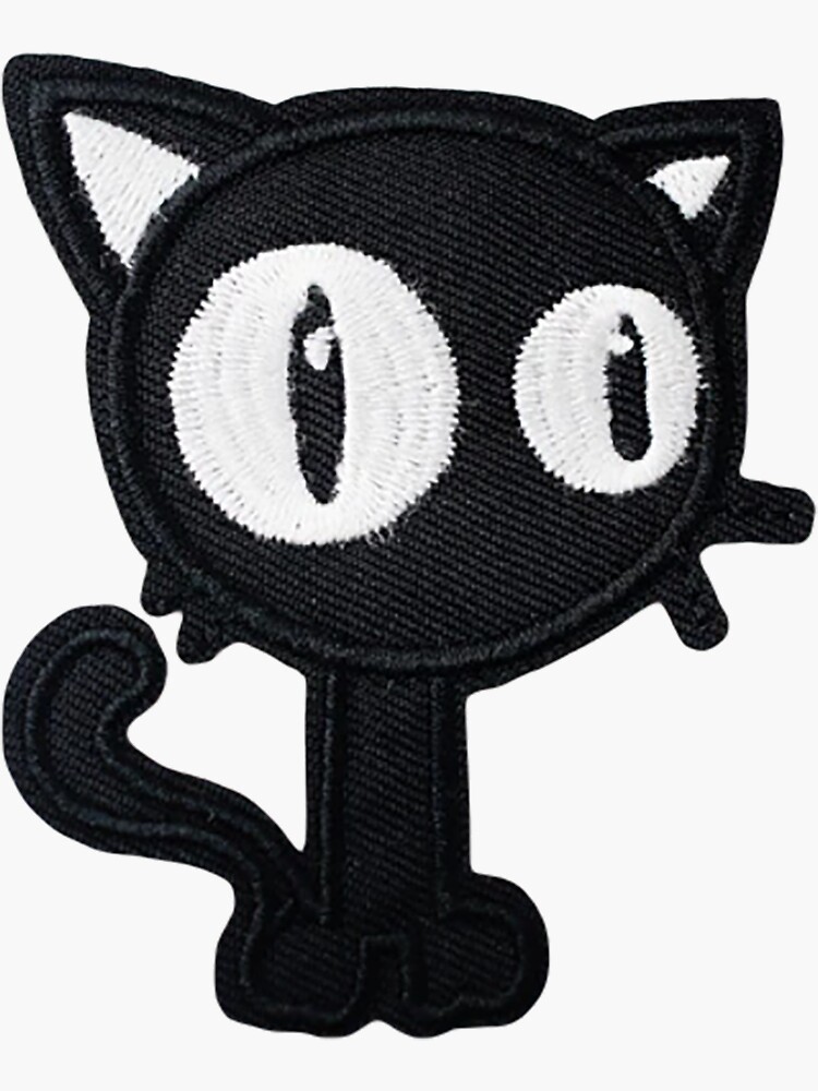 "Staring Cat" Sticker for Sale by CraftySkill | Redbubble