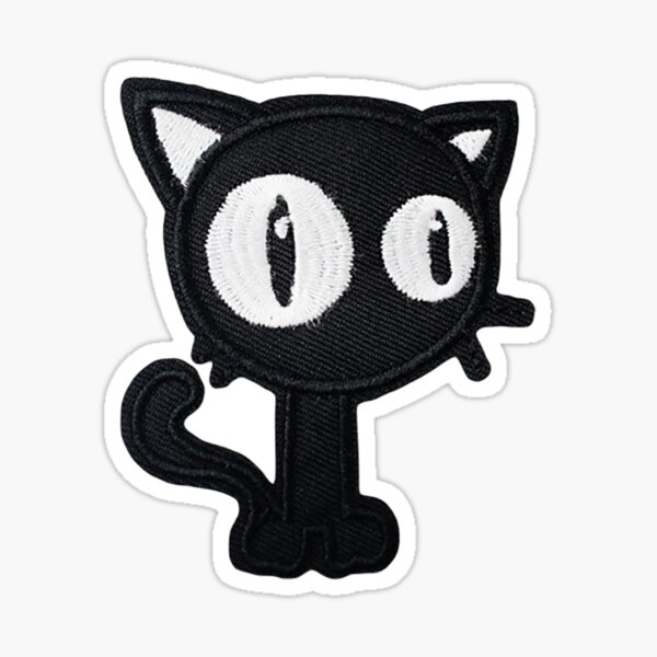 "Staring Cat" Sticker for Sale by CraftySkill | Redbubble