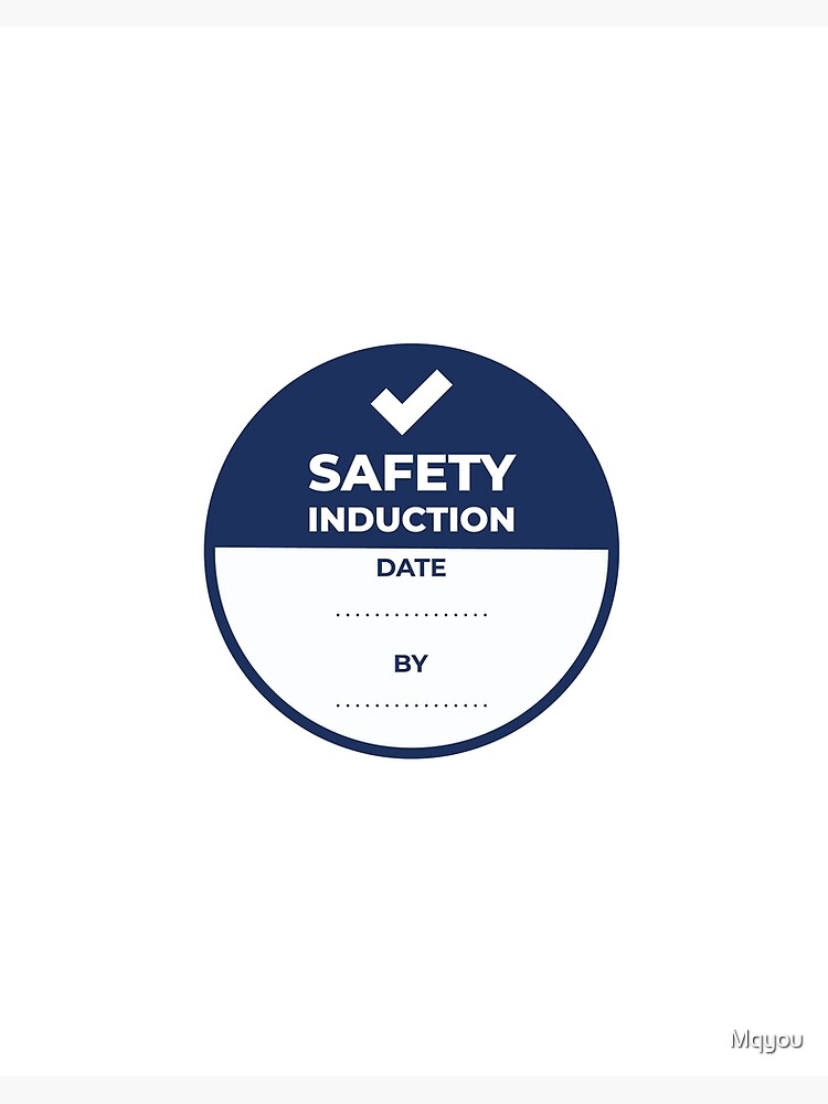 "safety induction tag" Art Board Print for Sale by Mqyou | Redbubble