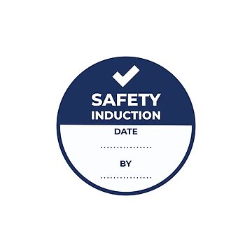 "safety induction tag" Sticker for Sale by Mqyou | Redbubble