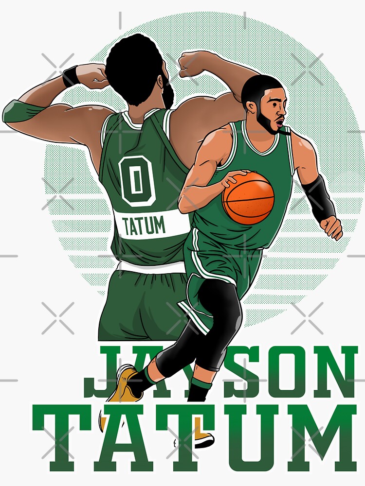 "Jayson Tatum Bootleg Graphic" Sticker for Sale by SportUniverse3 ...