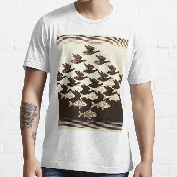 "M.C. Escher" T-shirt for Sale by EDUOARDOART | Redbubble | escher t ...