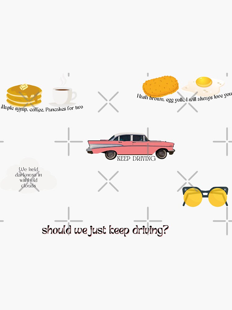 "Harry Styles Keep Driving sticker pack" Sticker for Sale by em ...