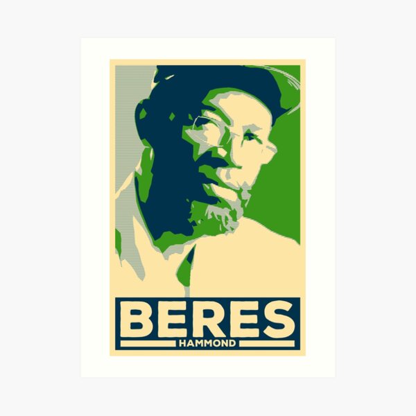 Lámina artística «Iconos de Jamaica | Beres Hammond | cartel de la ...